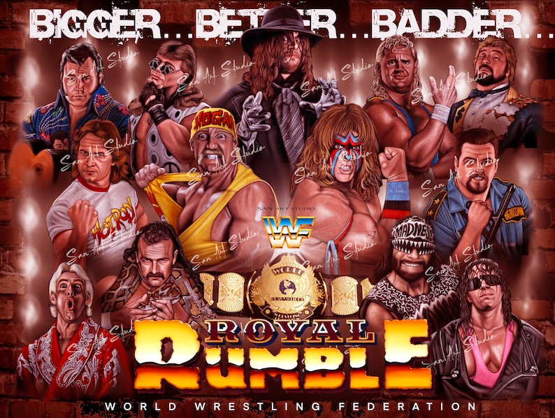 WWF Royal Rumble 1990 - Etsy