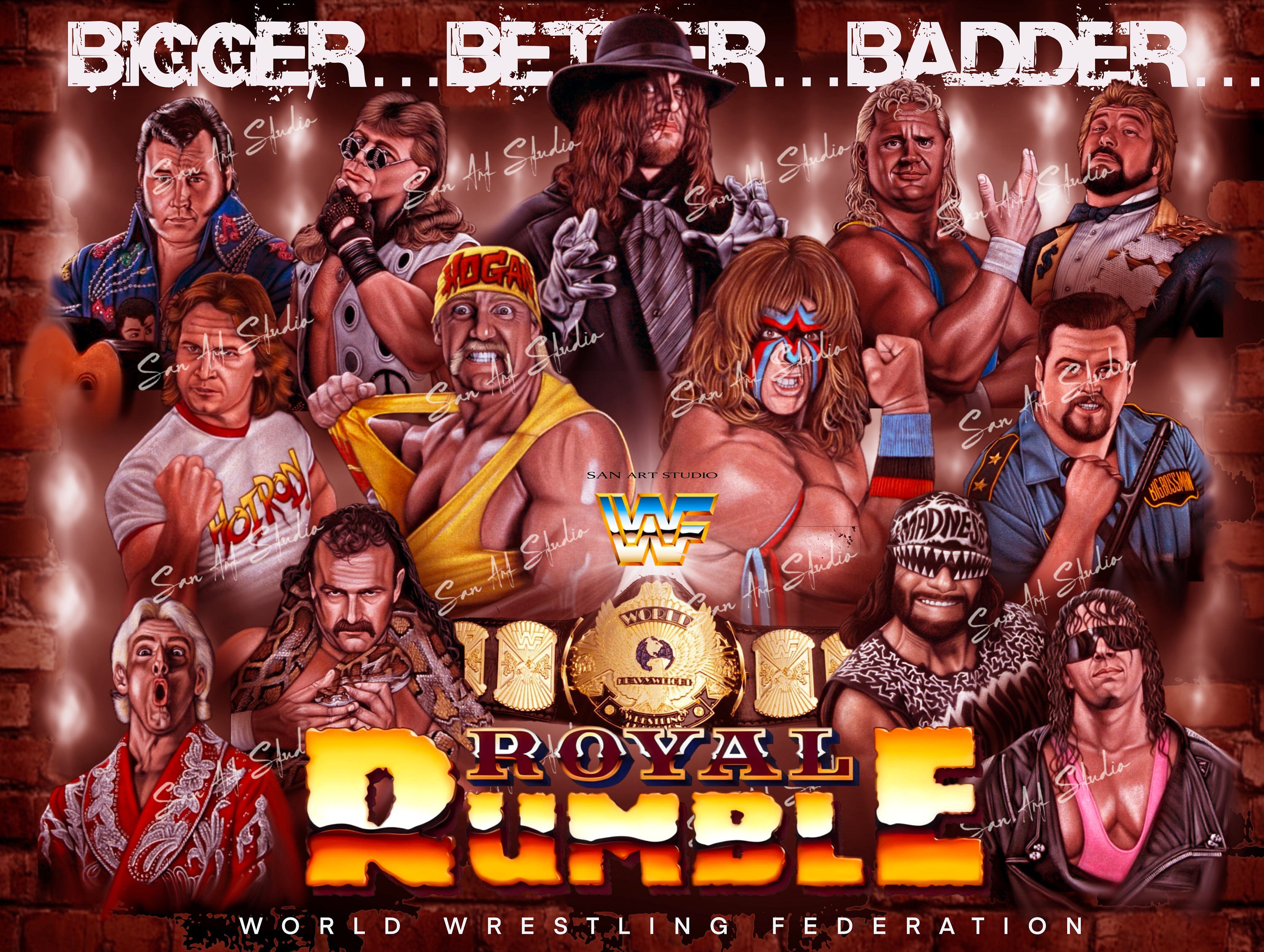 WWF Royal Rumble 1990 - Etsy