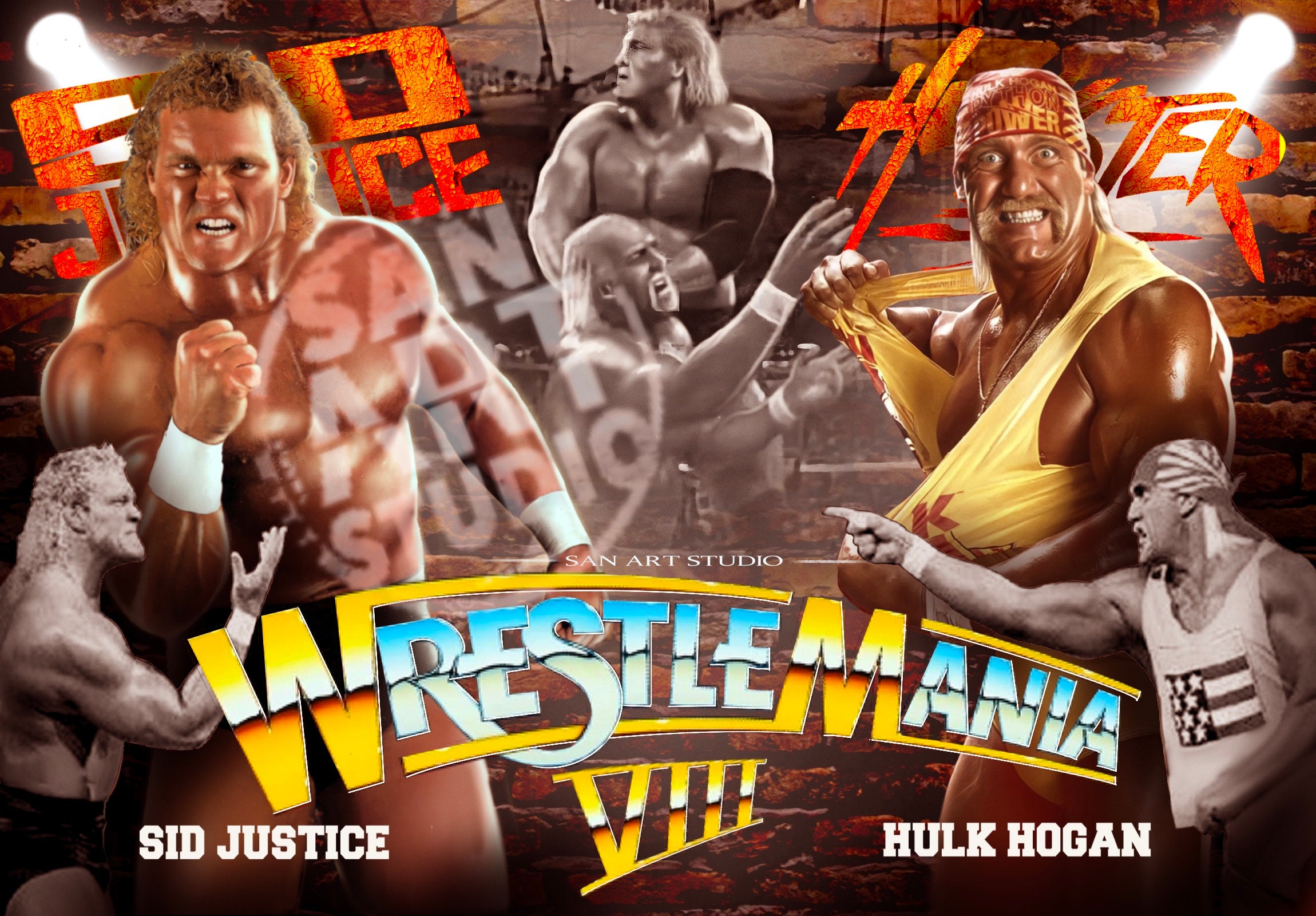 Wrestlemania 8 Poster