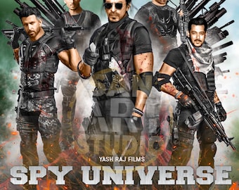 Pathan Movie Poster, Shahrukh Khan, Salman Khan, John Abraham, Tiger ...