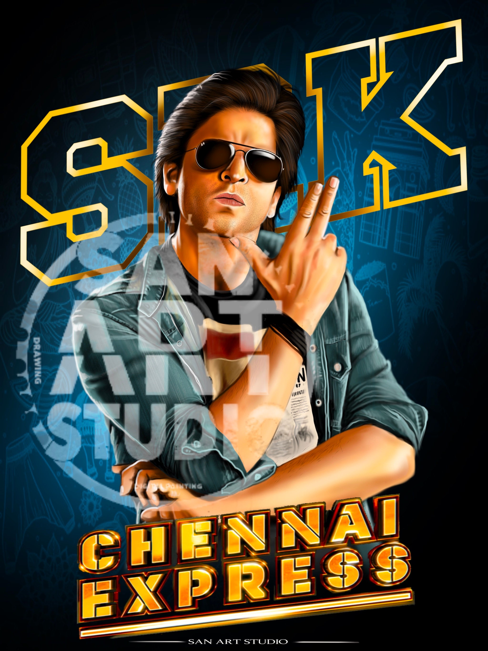 Chennai Express Poster