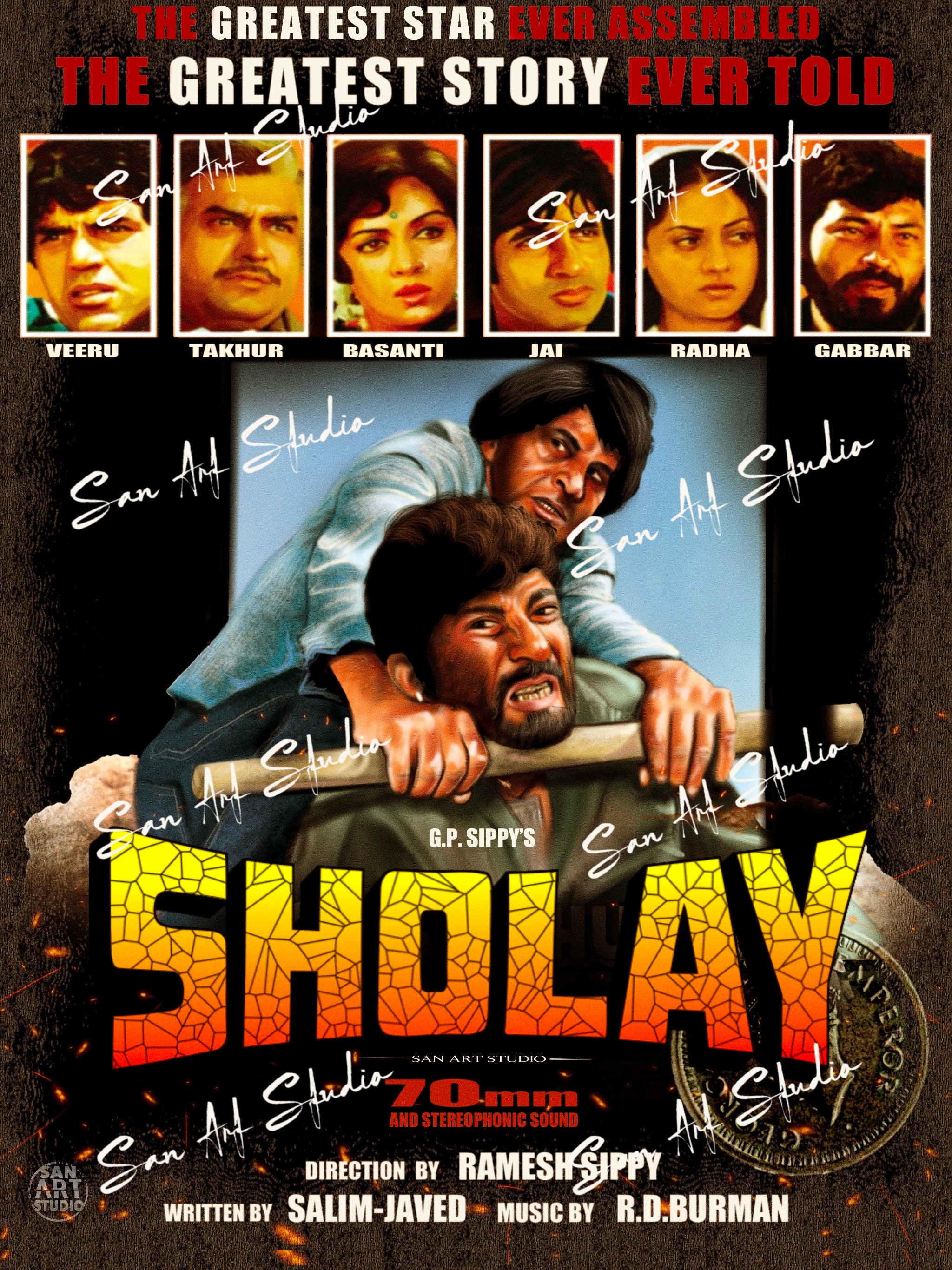 Sholay Movie Posters