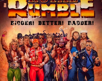 A3 WWF Royal Rumble 92 Poster - Etsy