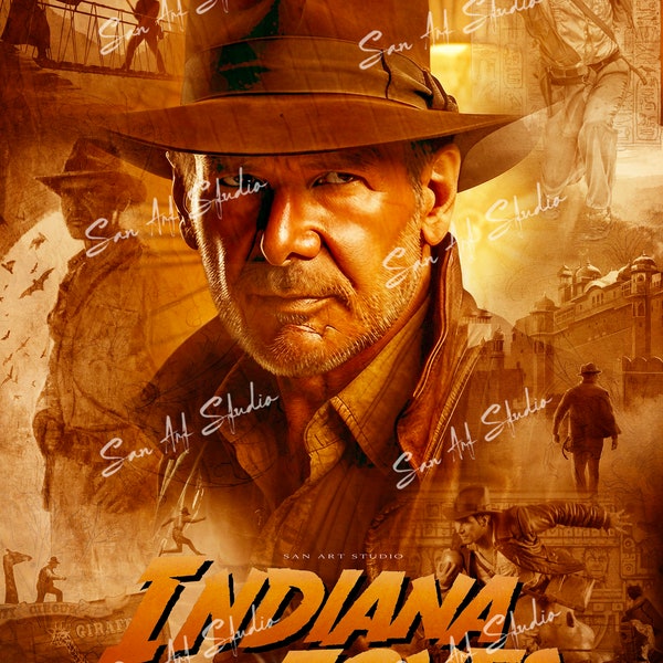 Indiana Jones Poster - Etsy