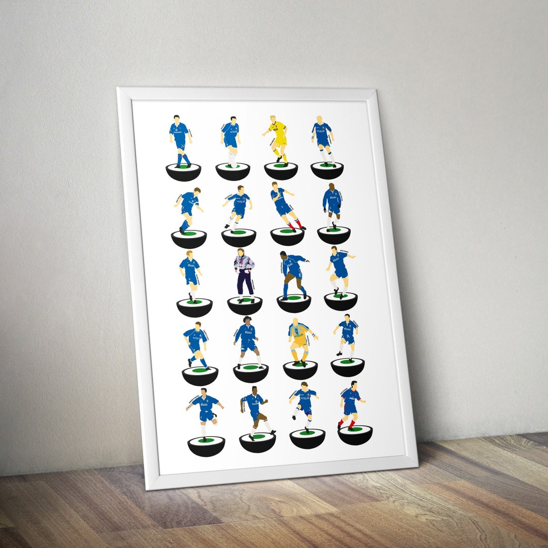 Chelsea Football 1990’s A3 Legends Print - Etsy