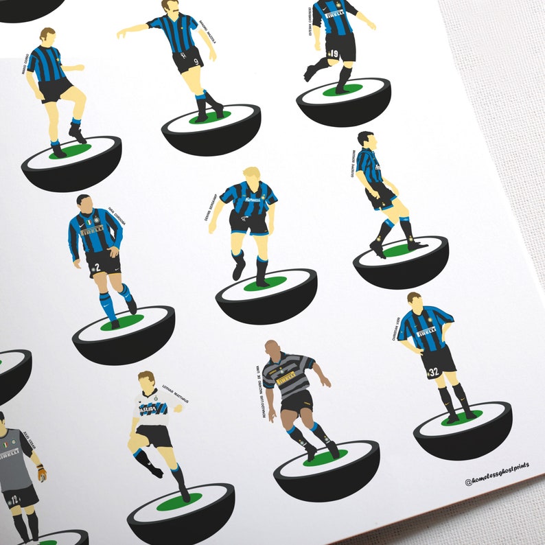 Inter Milan A3 Art Print | Etsy