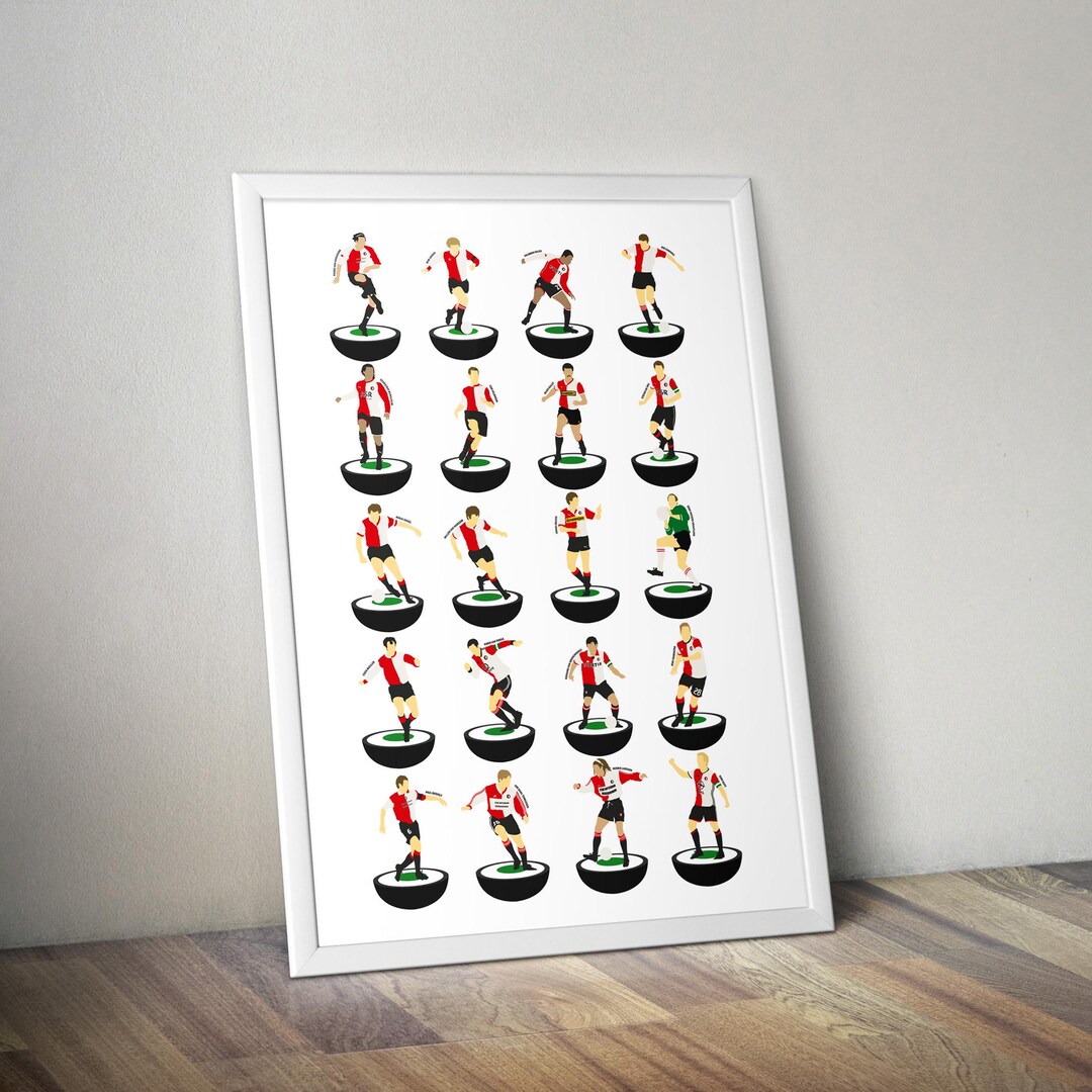 Feyenoord A3 Legends Print - Etsy