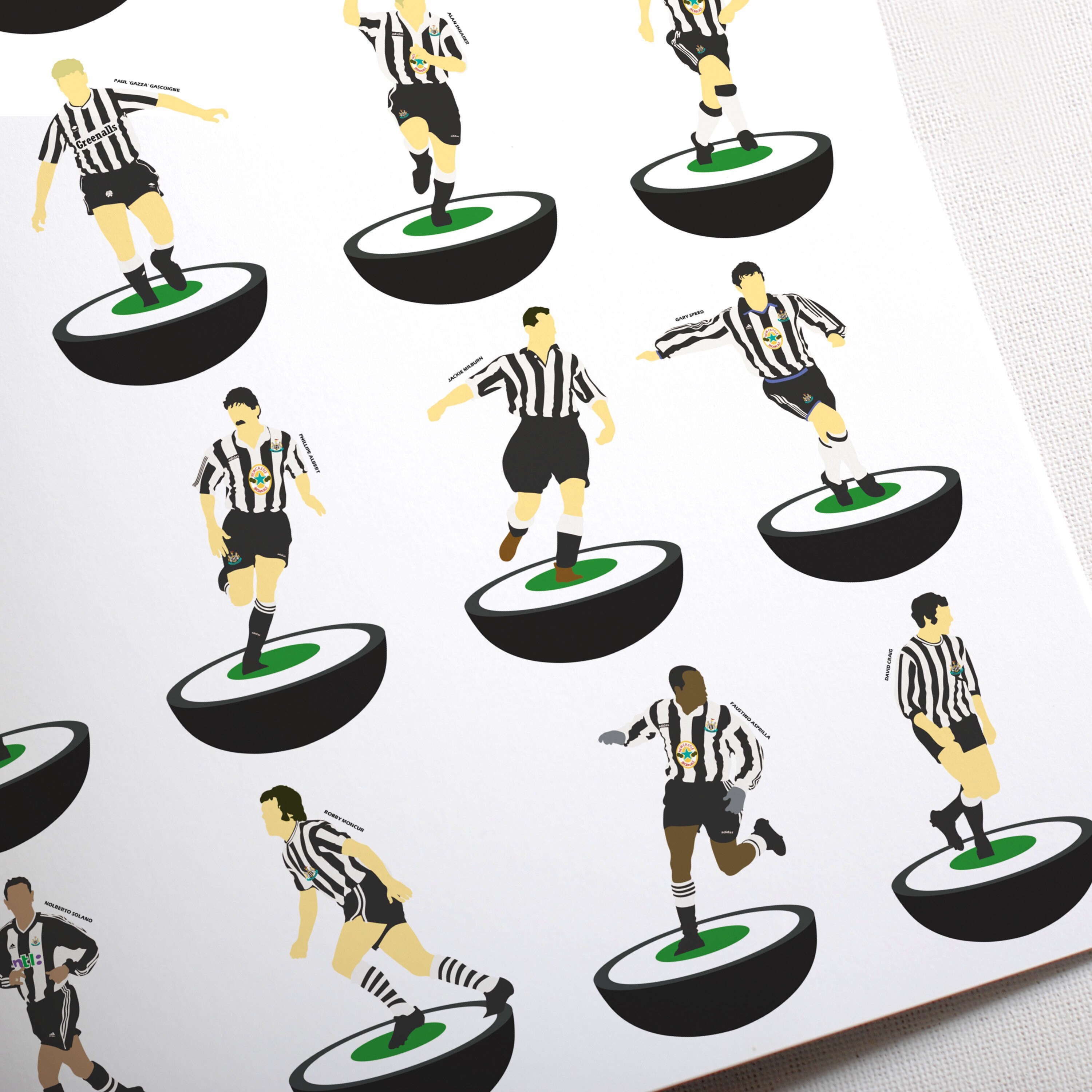 Newcastle United A3 Art Print - Etsy