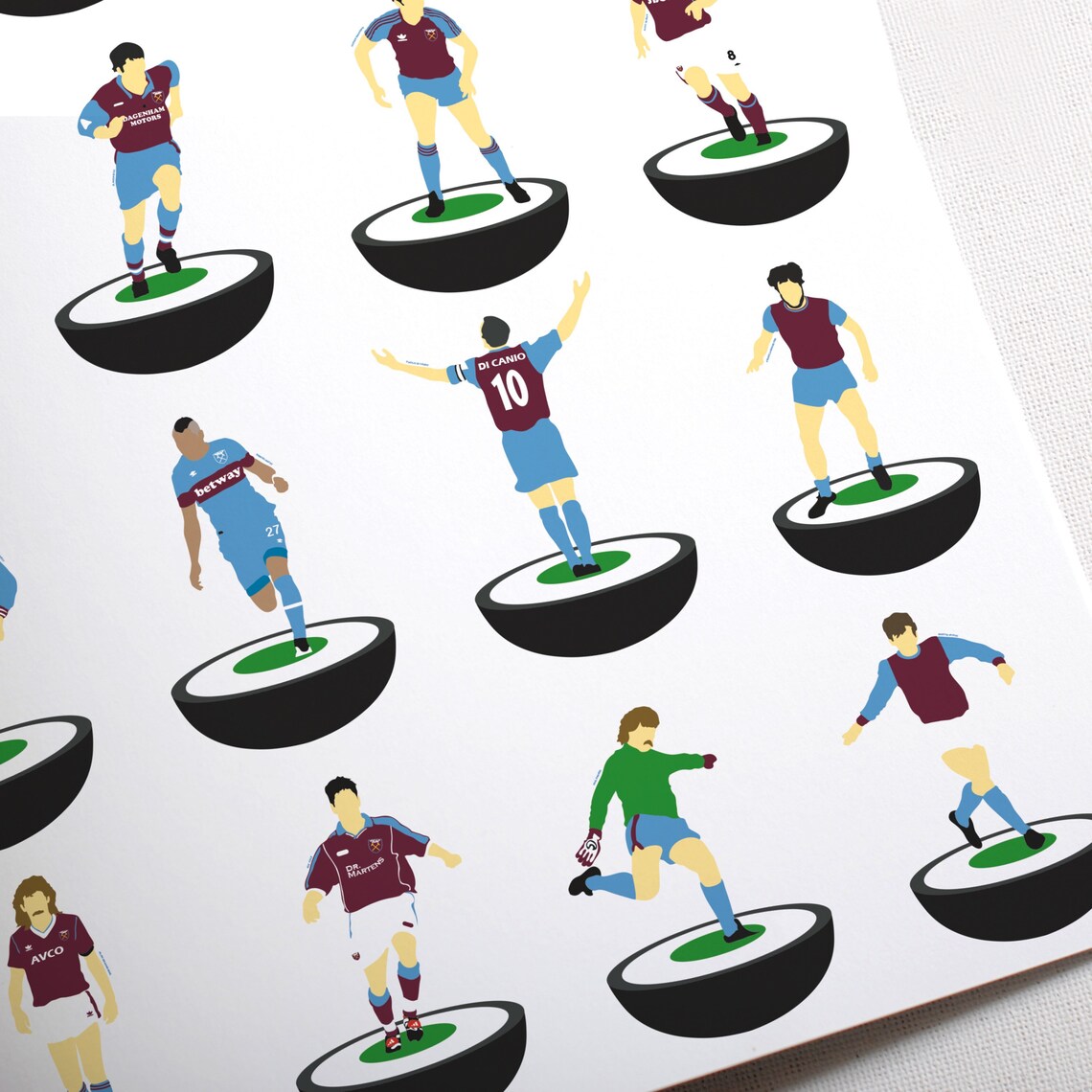 West Ham United A3 Art Print - Etsy