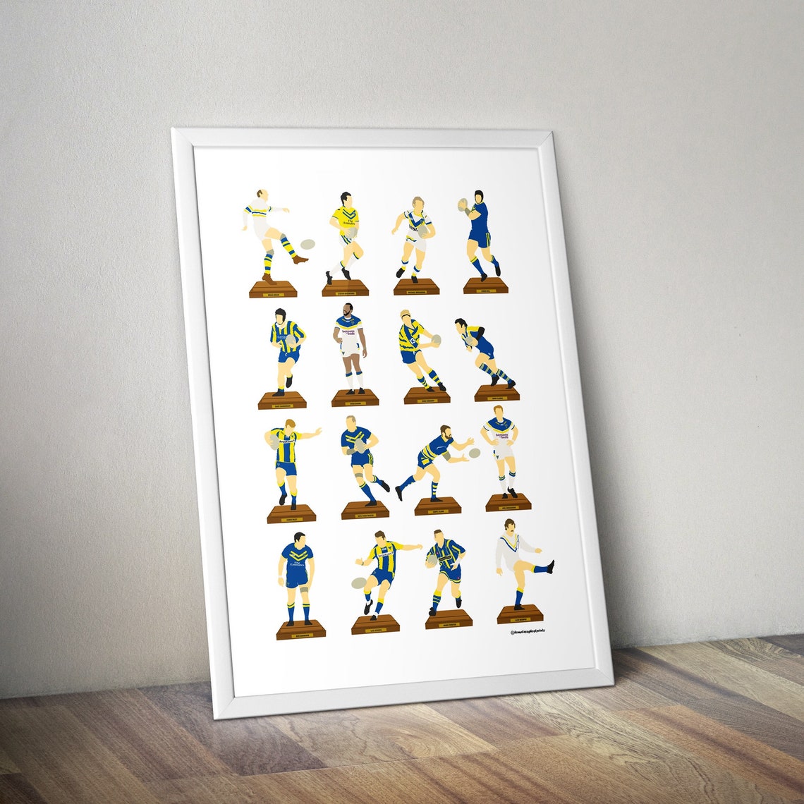 Warrington Wolves A3 Legends Print - Etsy