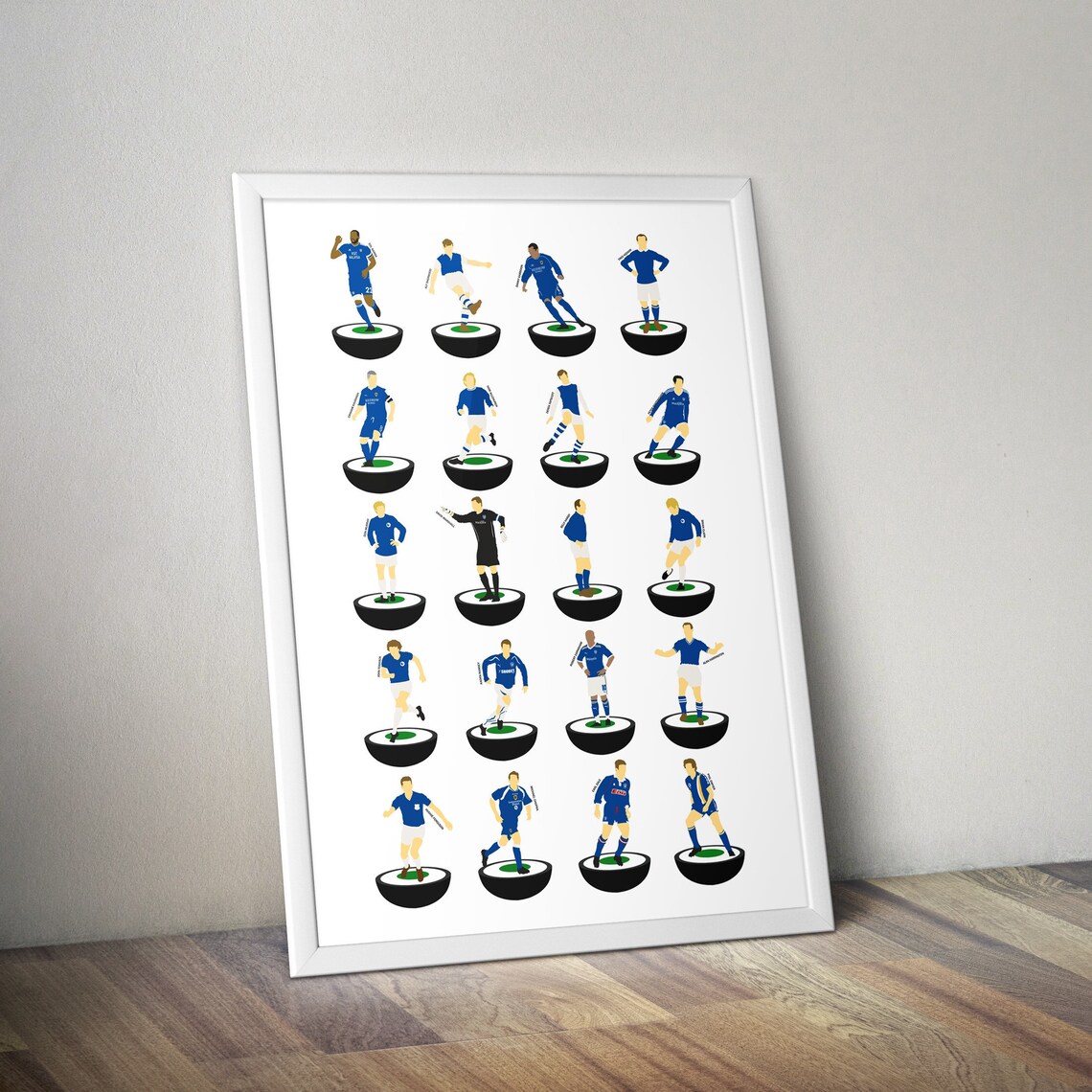 Cardiff City A3 Art Print | Etsy