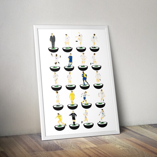 Leeds United Elland Road Retro Art Print Poster - Etsy