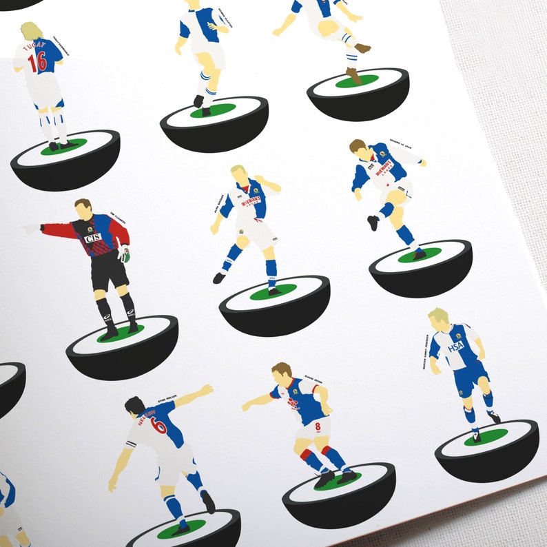 Blackburn Rovers A3 Art Print | Etsy