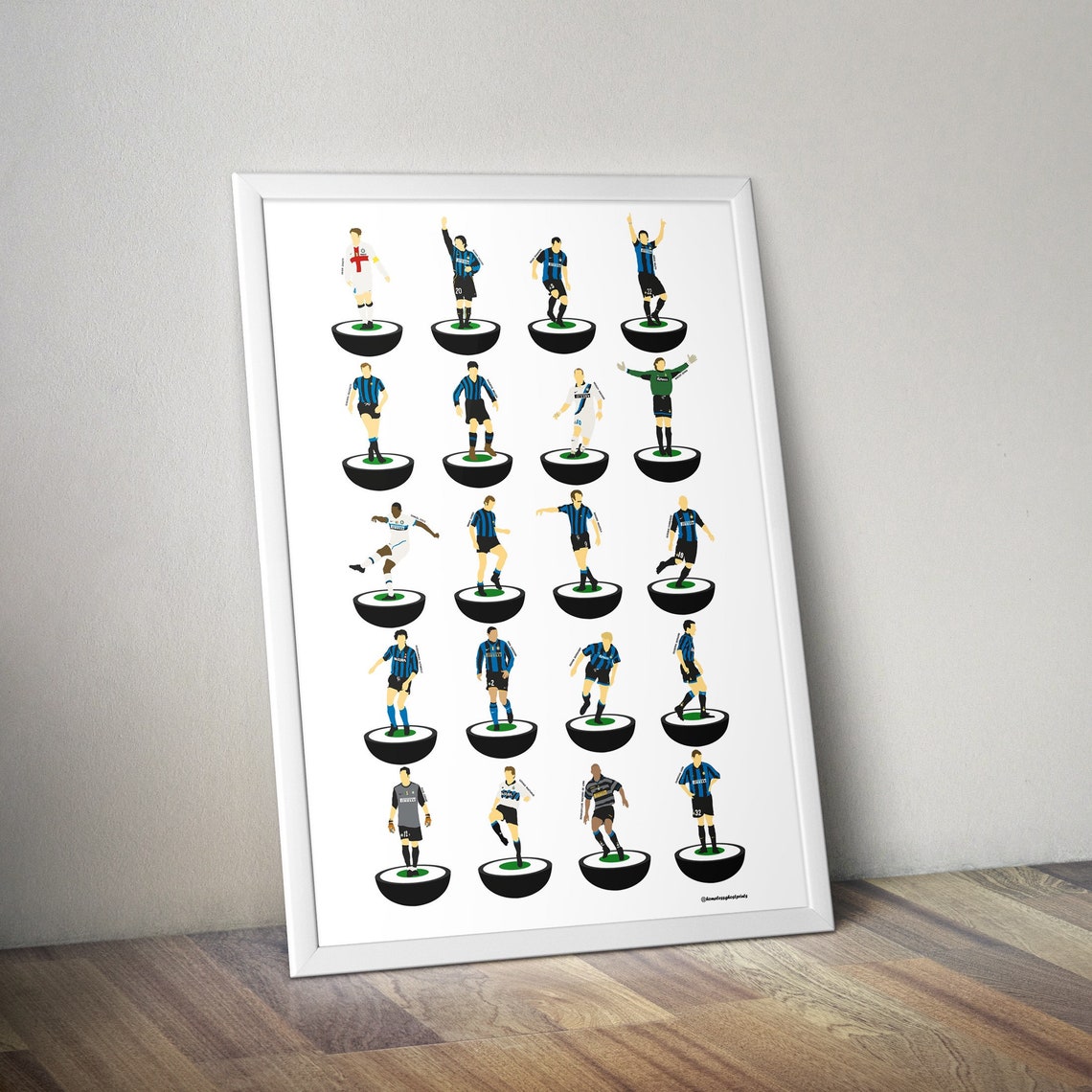Inter Milan A3 Art Print | Etsy