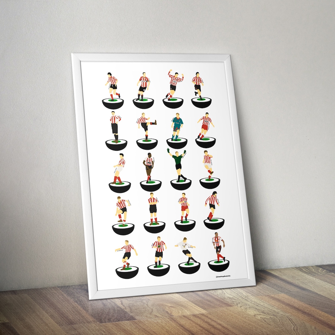 Sunderland Football Club A3 Legends Art Print - Etsy