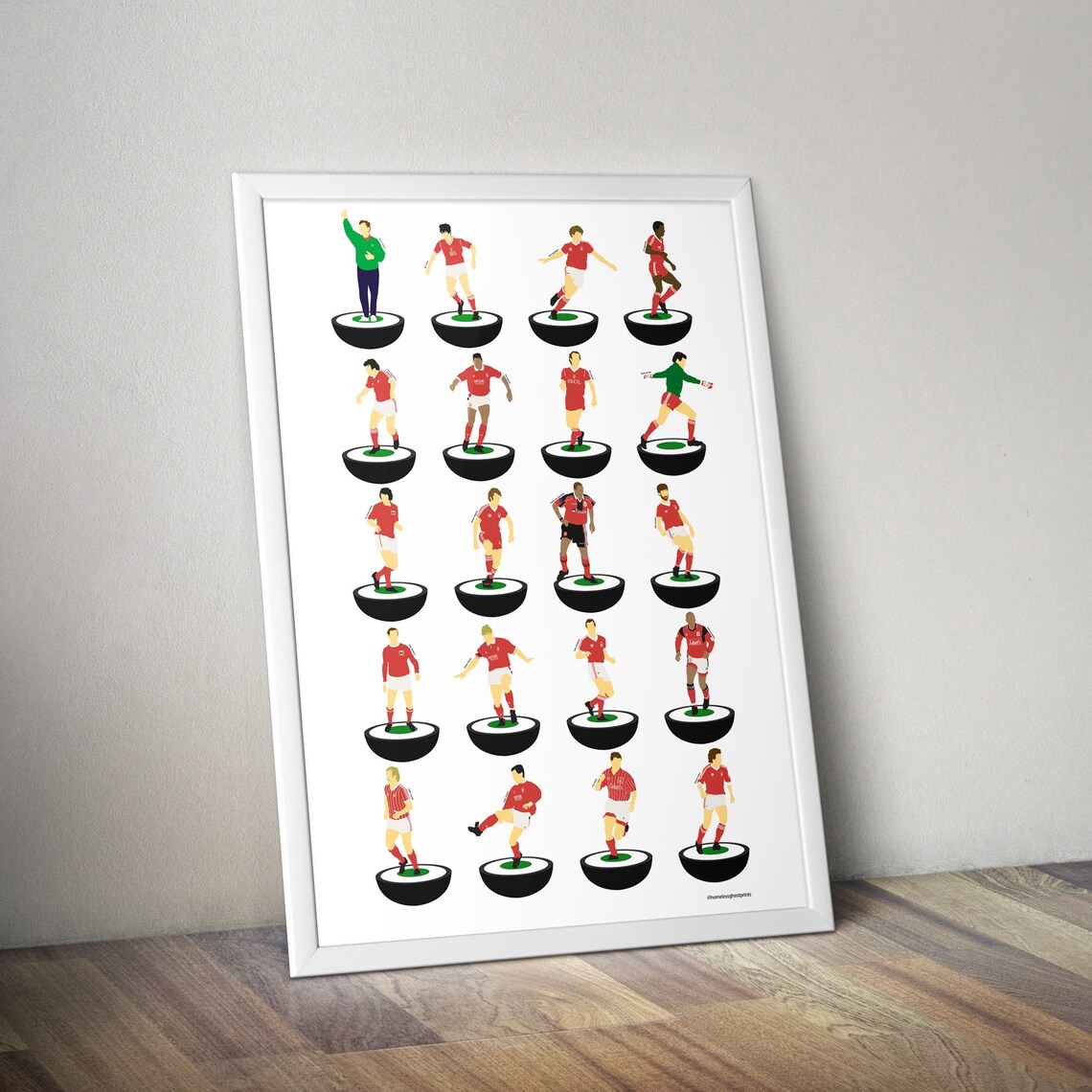 Nottingham Forest A3 Art Print - Etsy