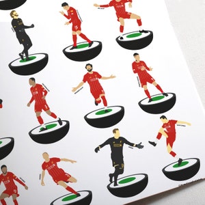 Liverpool FC 2019-2020 A3 Art Print Champions - Etsy