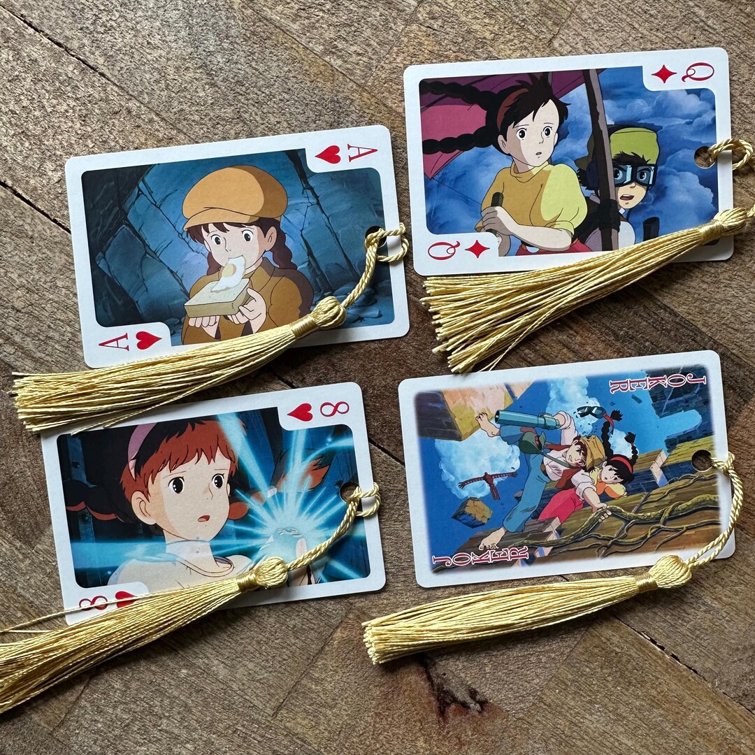 Ghibli Castle in the Sky Bookmark, Studio Ghibli Bookmark, Ghibli Gift ...