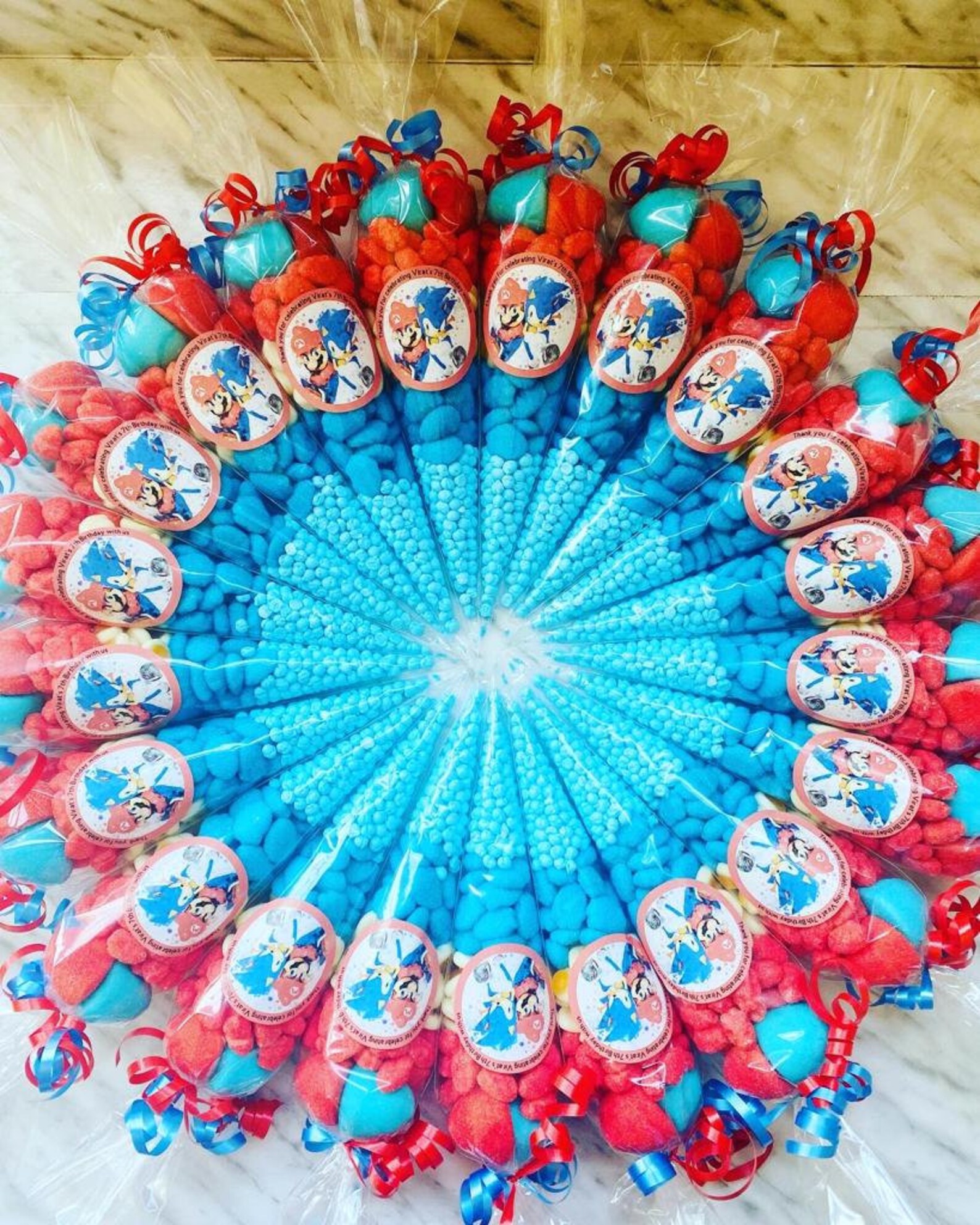 Mario & Sonic Gaming Inspired Candy Cones - Etsy