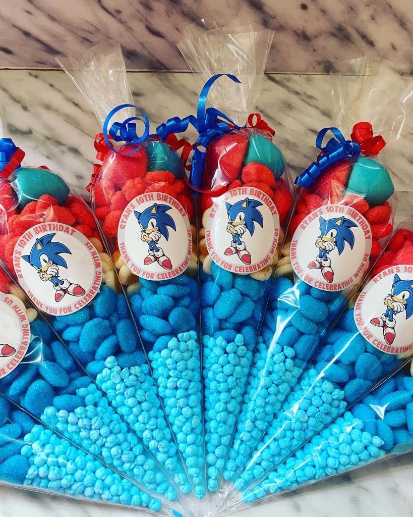 Mario & Sonic Gaming Inspired Candy Cones - Etsy