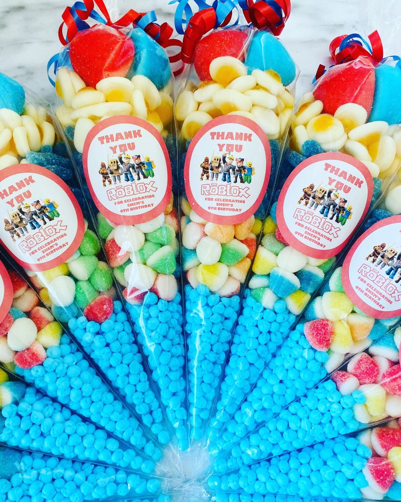Candy Cones Inspired by Roblox Gaming Themed - Etsy