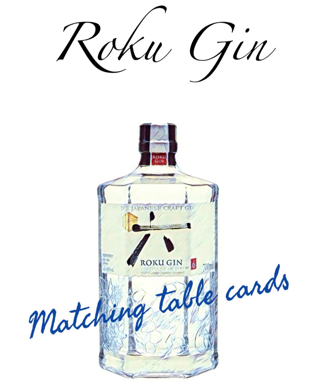 Gin Table Plan - Any Gin Bottle, Designed to Your Wedding Theme - Etsy UK