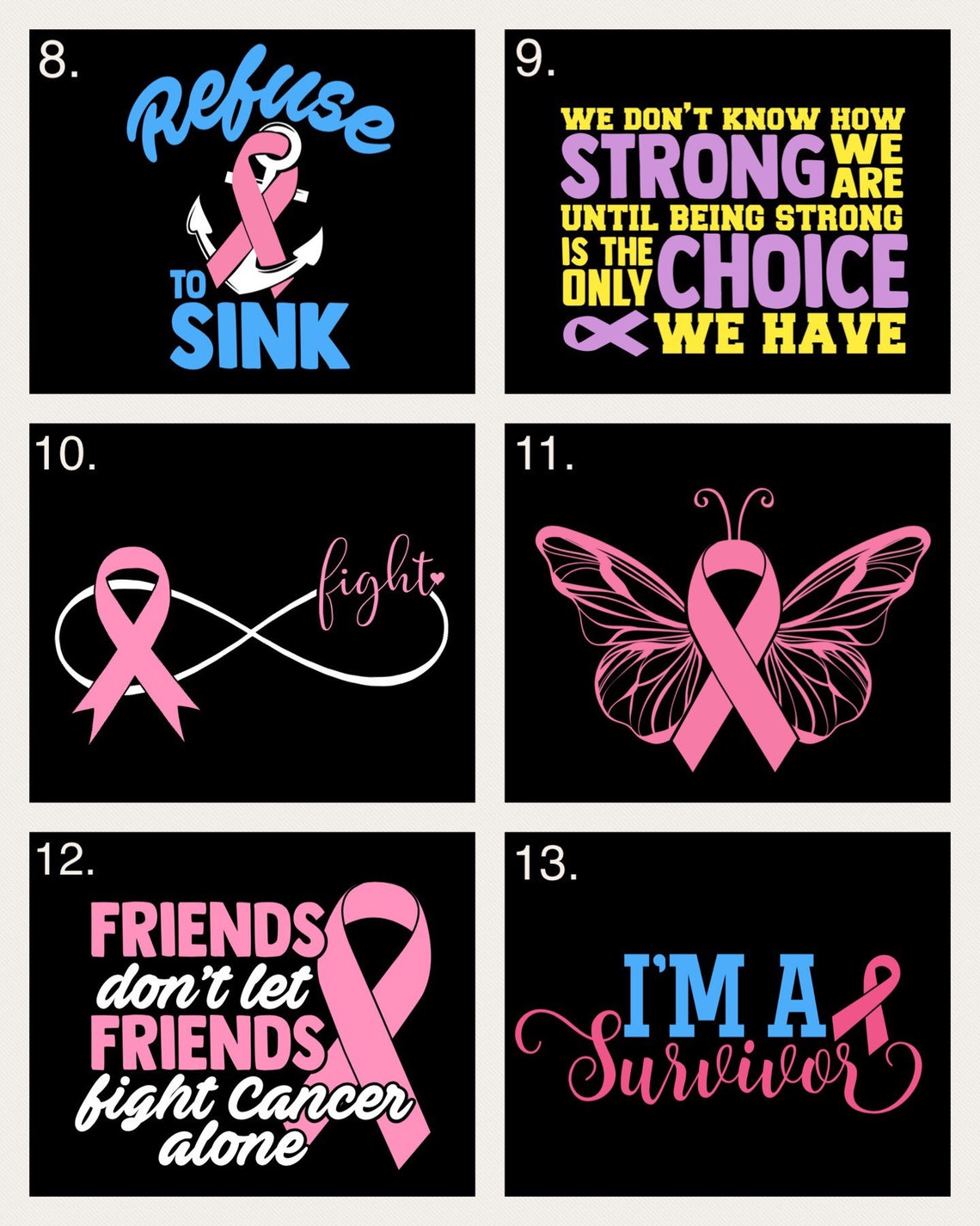 Cancer Car Decal 13 Designs to Choose From - Etsy