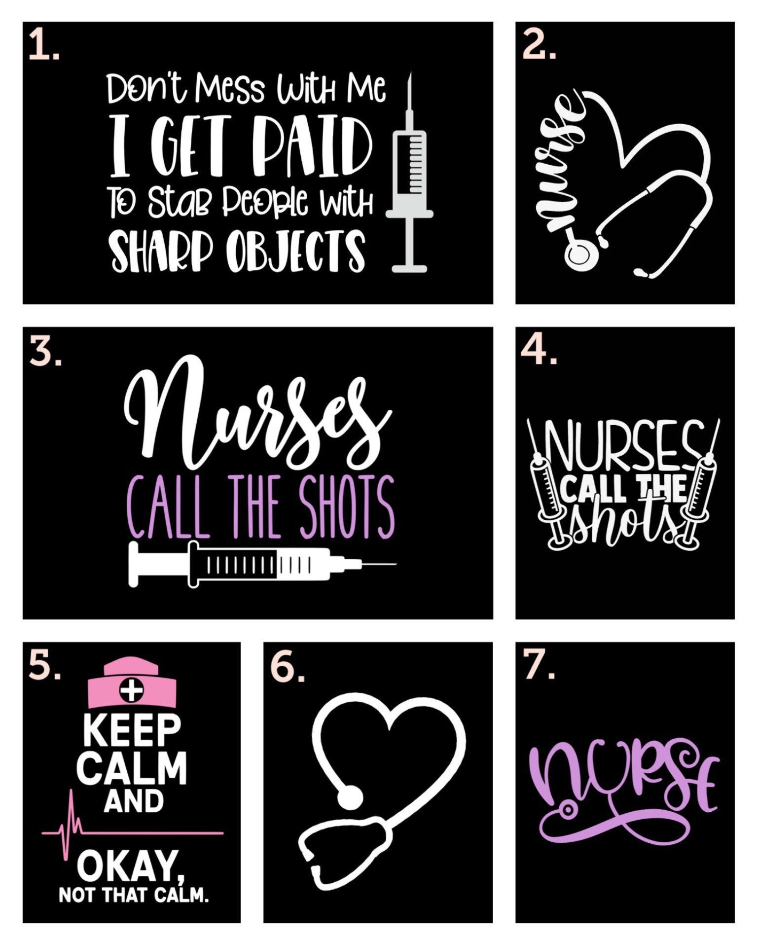 Nurse Car Decal 14 Designs to Choose From - Etsy