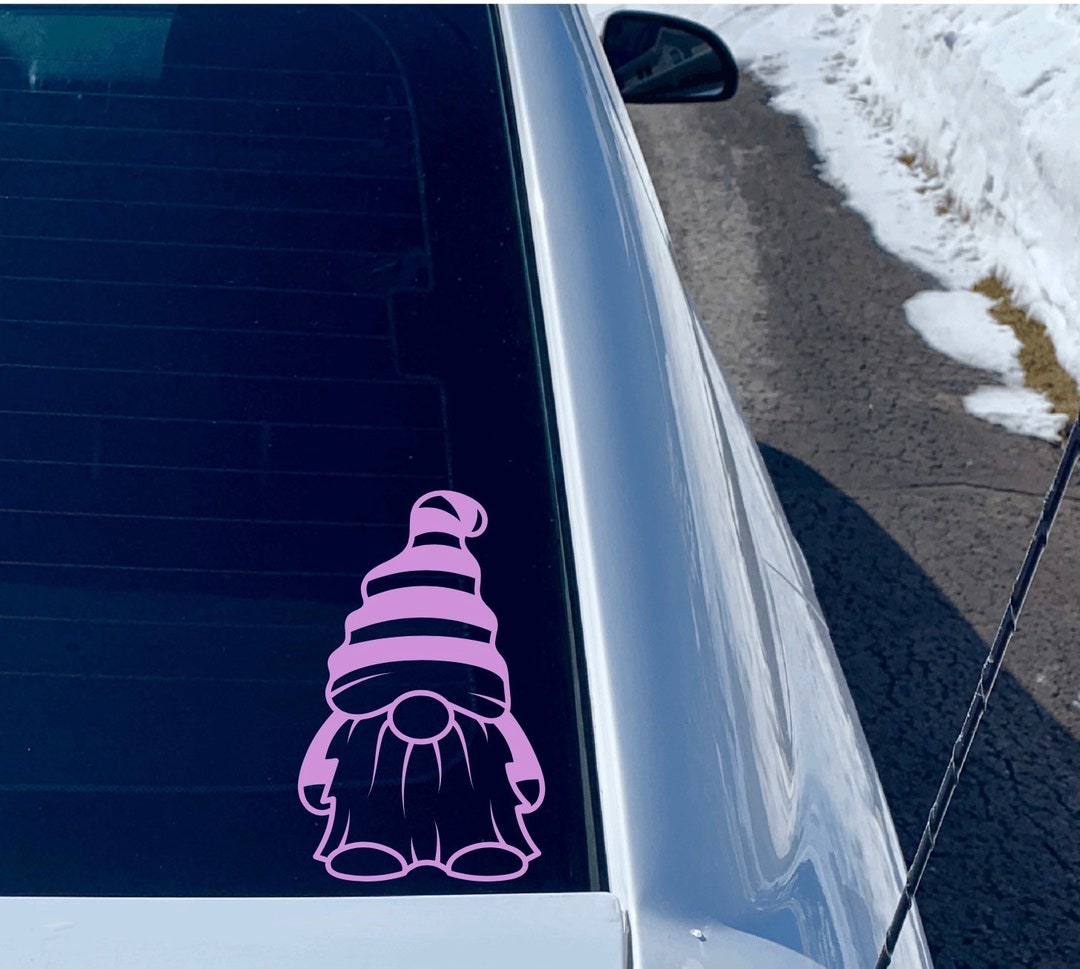 Gnome Car Decal, 11 Designs to Choose From - Etsy