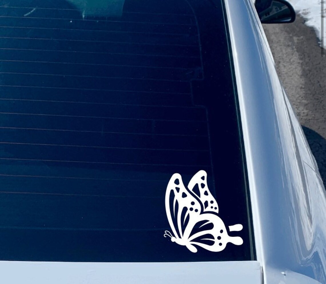 Butterfly Car Decal, 9 Designs to Choose From - Etsy