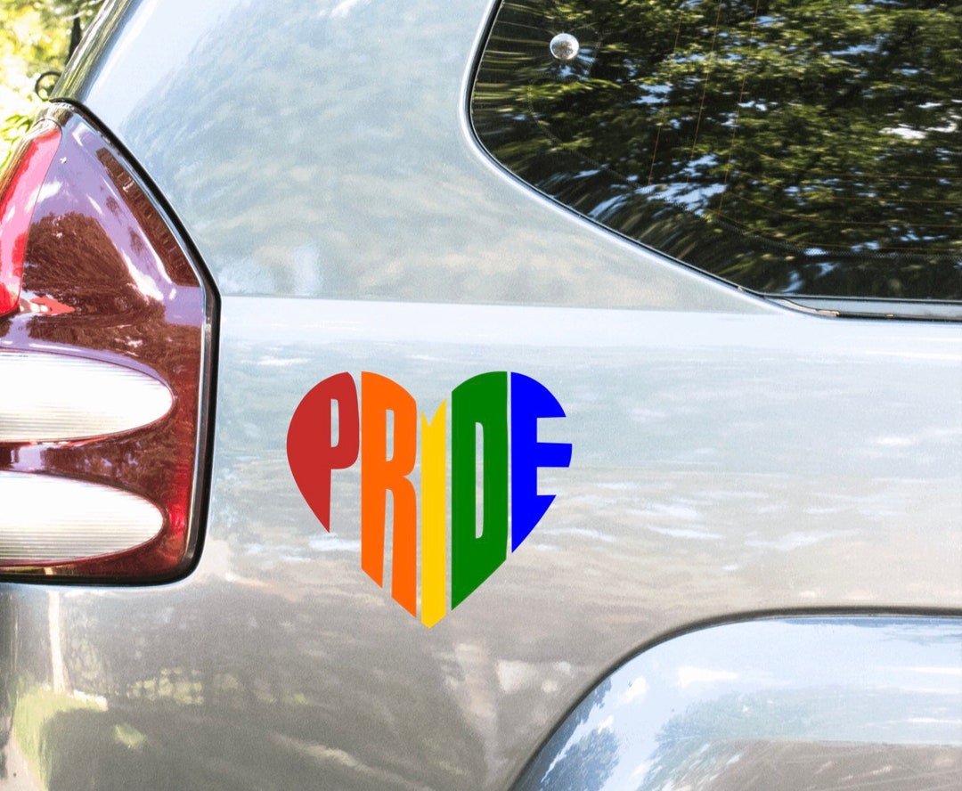 Pride Car Decal, 9 Designs to Choose From - Etsy
