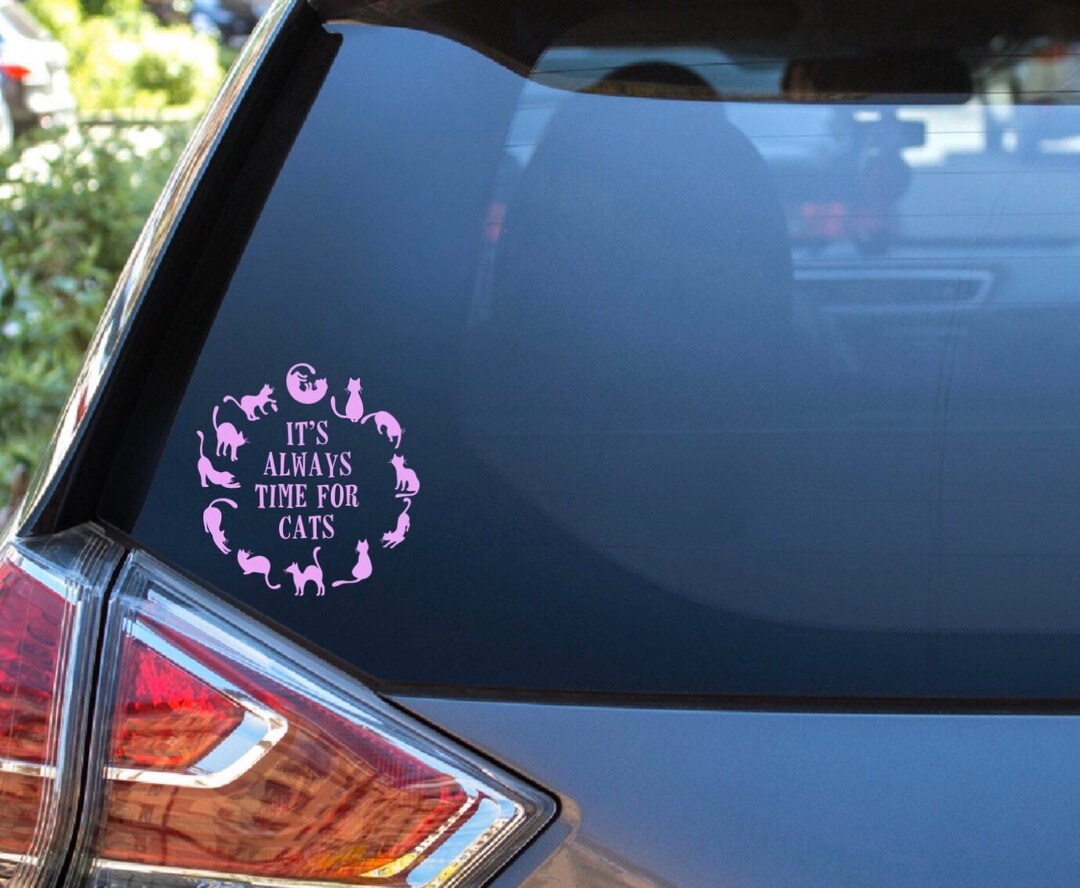 Cat Lover Car Decal, 11 Designs to Choose From - Etsy