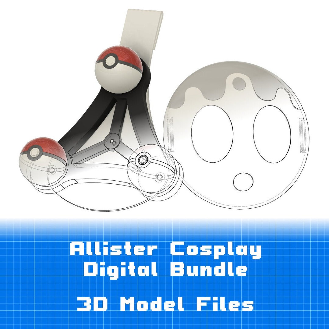 Pokemon Sword and Shield - Allister Digital Bundle - [3D Model Files ...