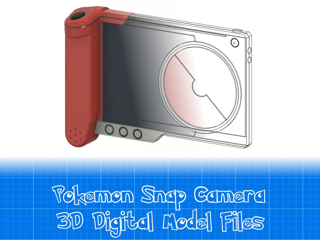 New Pokemon Snap - Camera Photodex - [3D Model Files] - Etsy