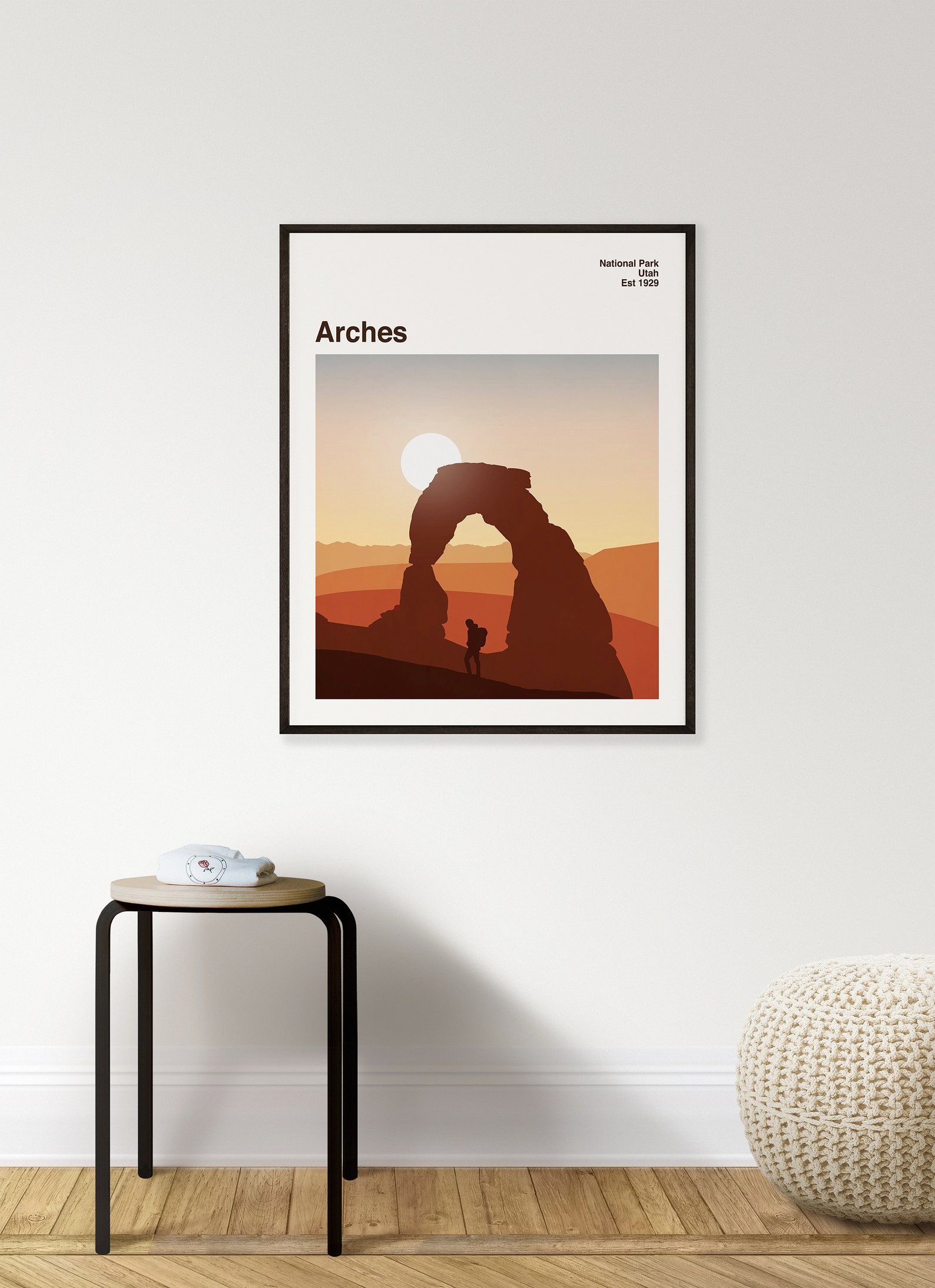 Arches National Park Poster Arches National National Park | Etsy