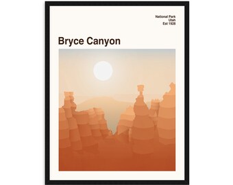 Bryce Canyon National Park Poster Subpar Parks Poster - Etsy