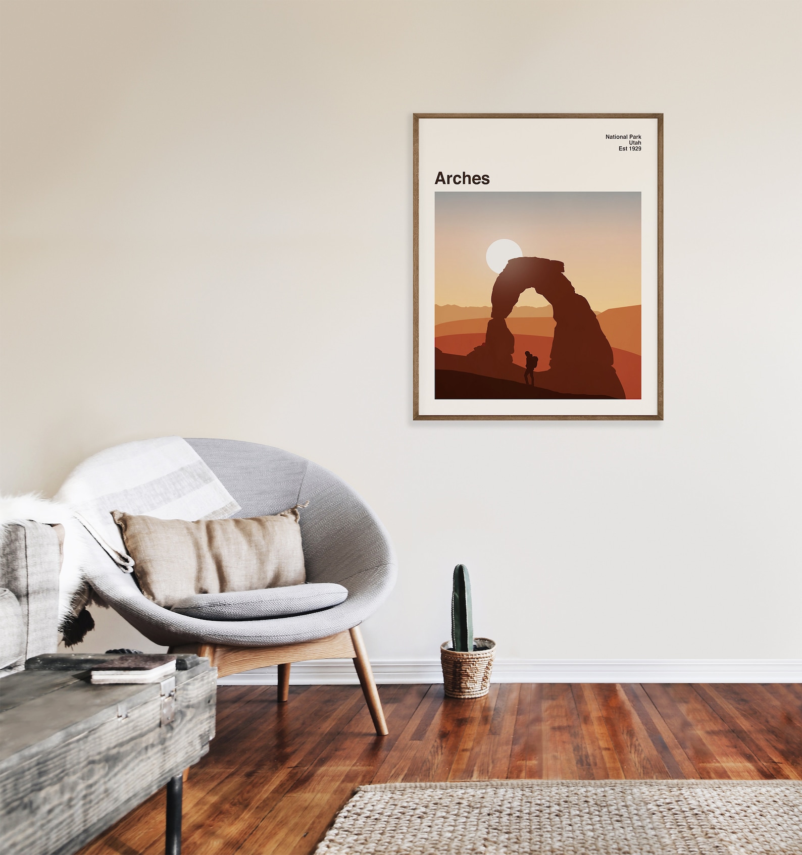 Arches National Park Poster Arches National National Park | Etsy