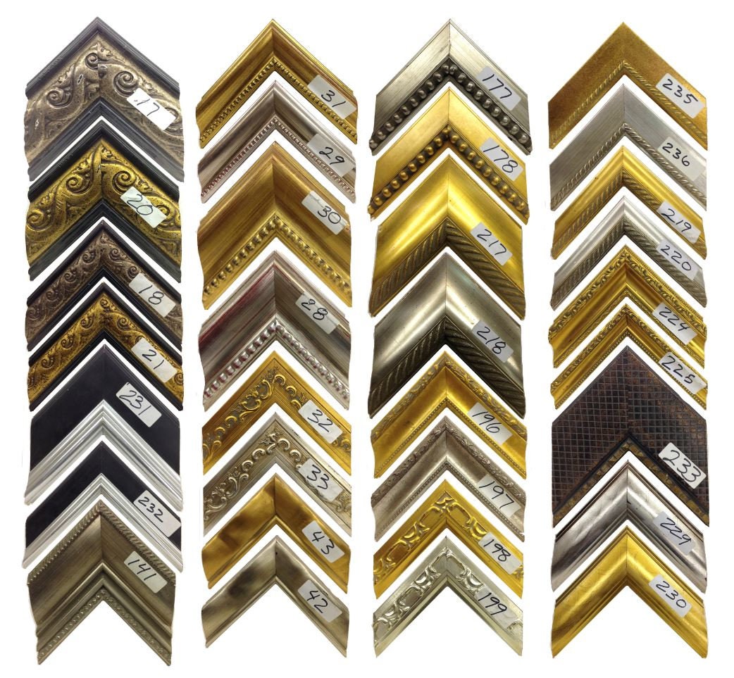 Picture Frame Molding | Ornate Simple Antique Classical Modern Wood ...