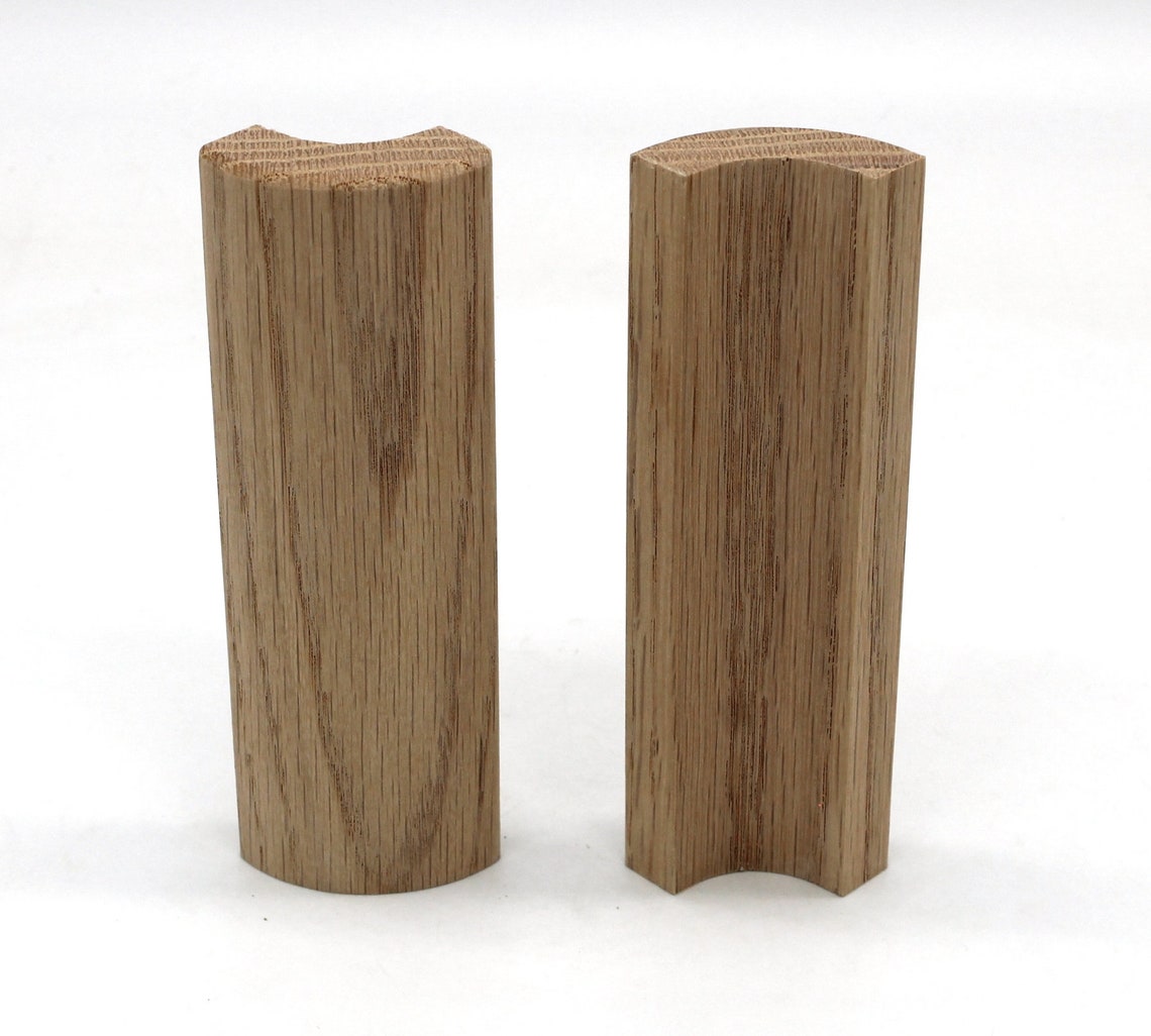 Red Oak Outside Radius Corner Base Blocks, Bullnose Block, Hardwood ...