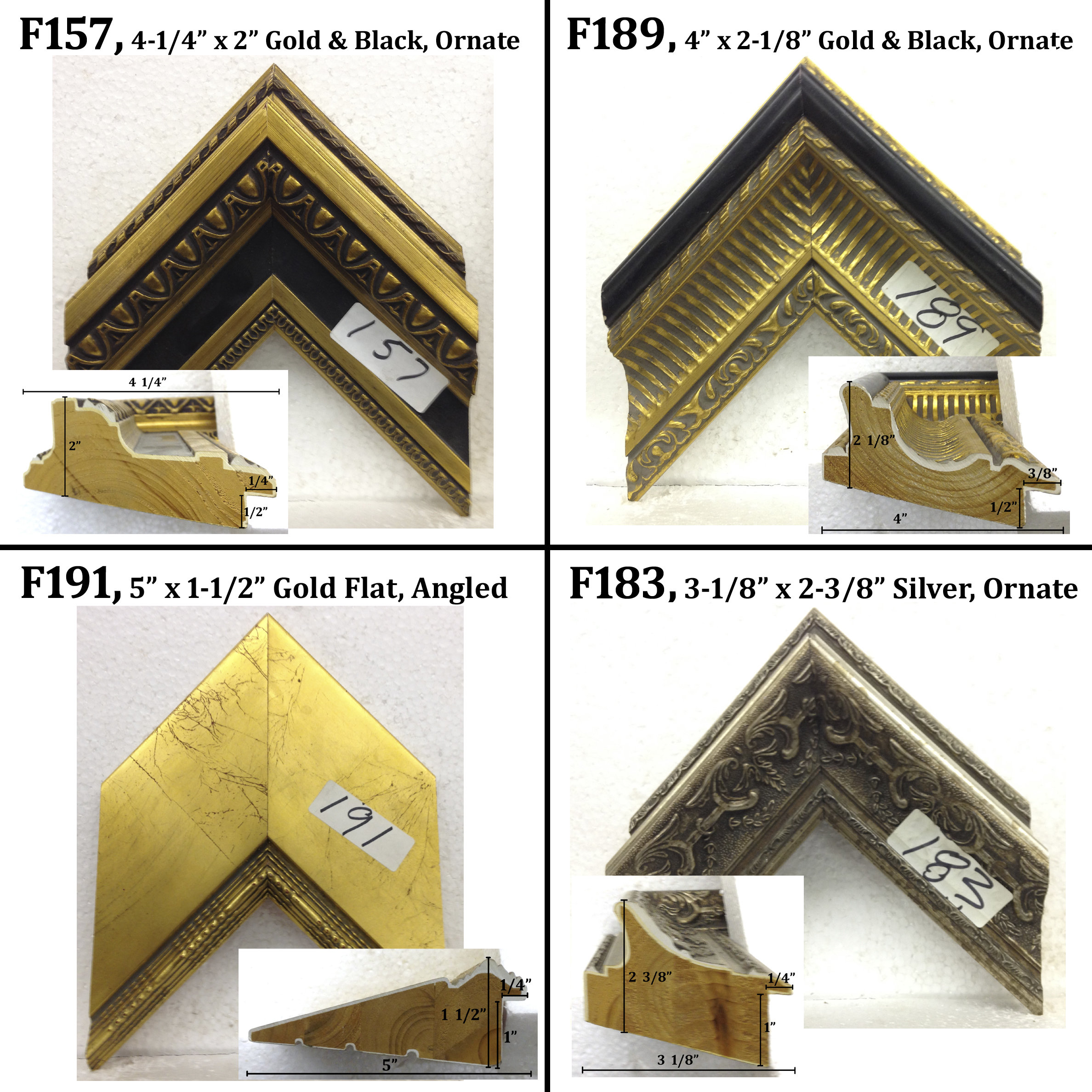 Picture Frame Molding | Ornate Simple Antique Classical Modern Wood ...