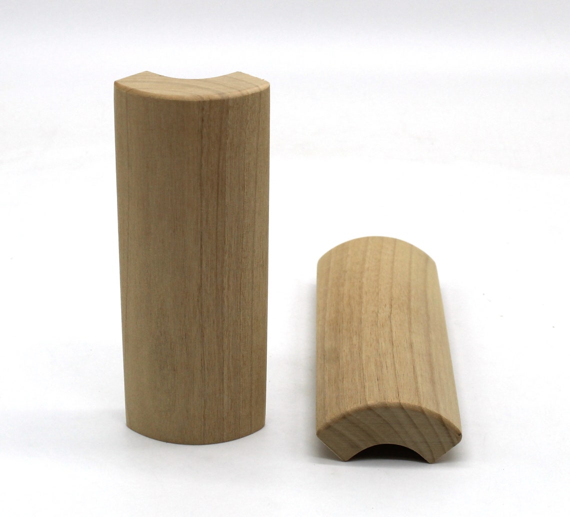 Alder Hardwood Outside Radius Corner Base Blocks, Clear & Knotted Alder ...