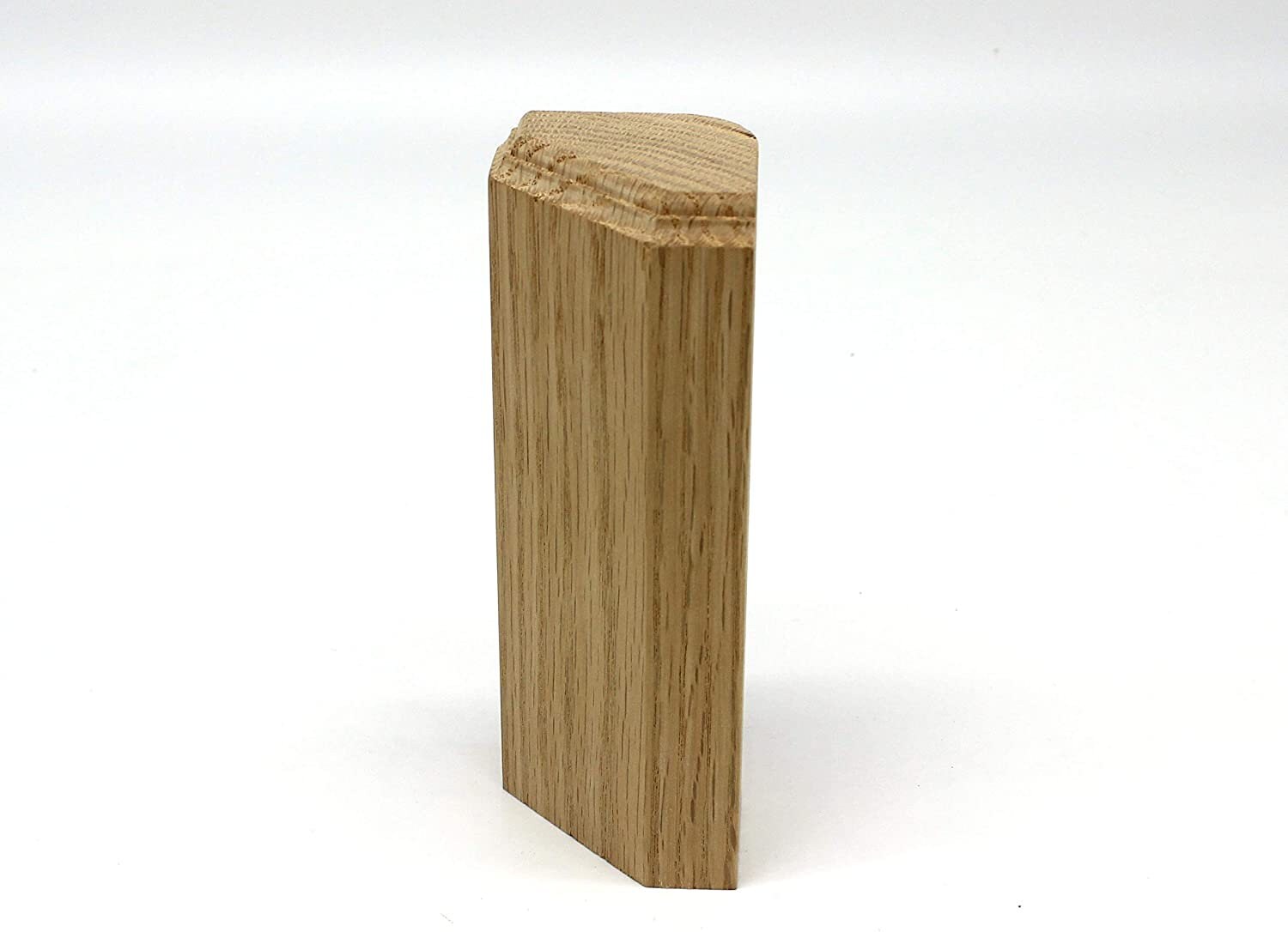 Red Oak Inside Corner Base Block, Trim Molding for Round or Sharp 90 ...