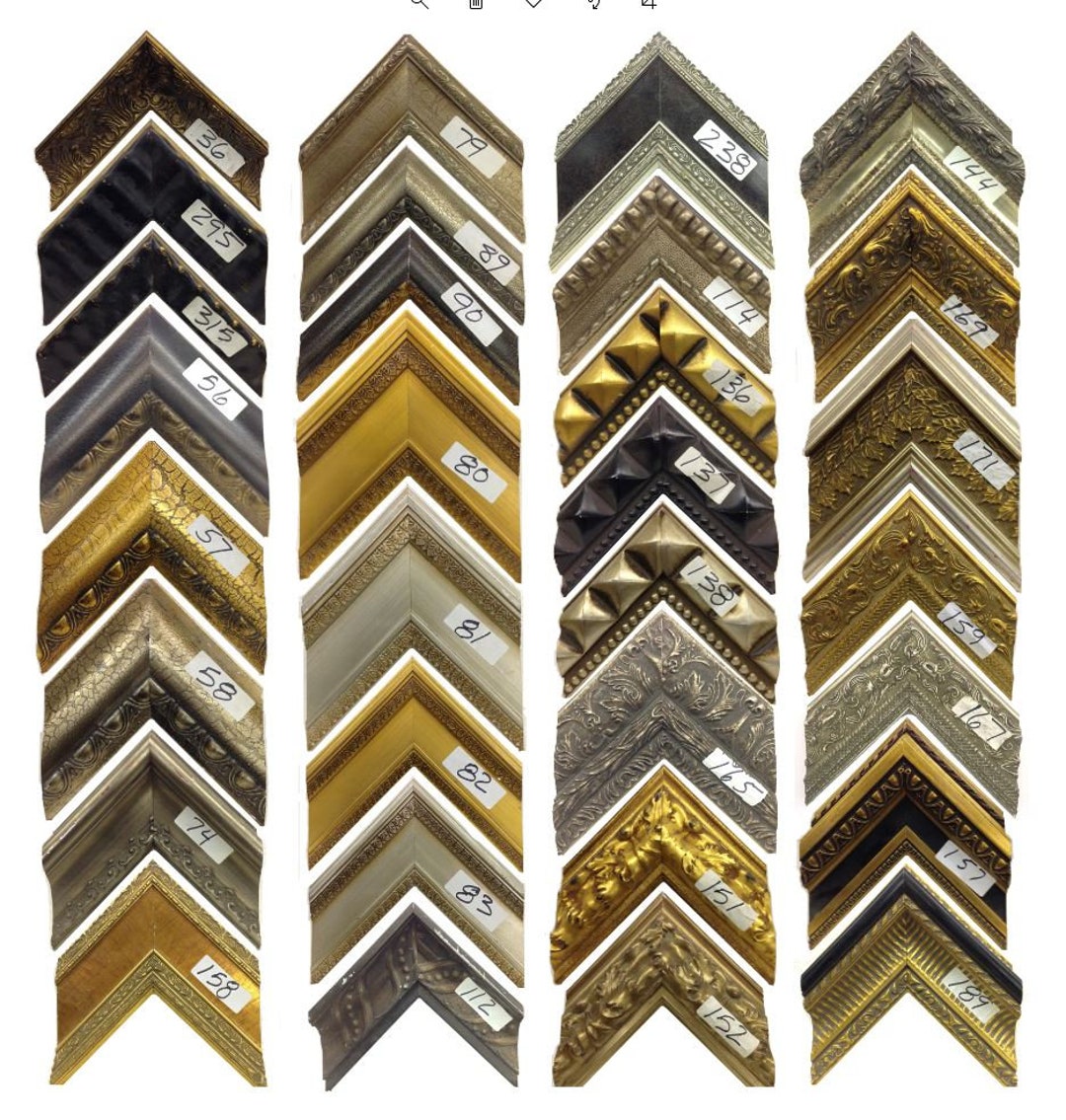 Picture Frame Molding | Ornate Simple Antique Classical Modern Wood ...