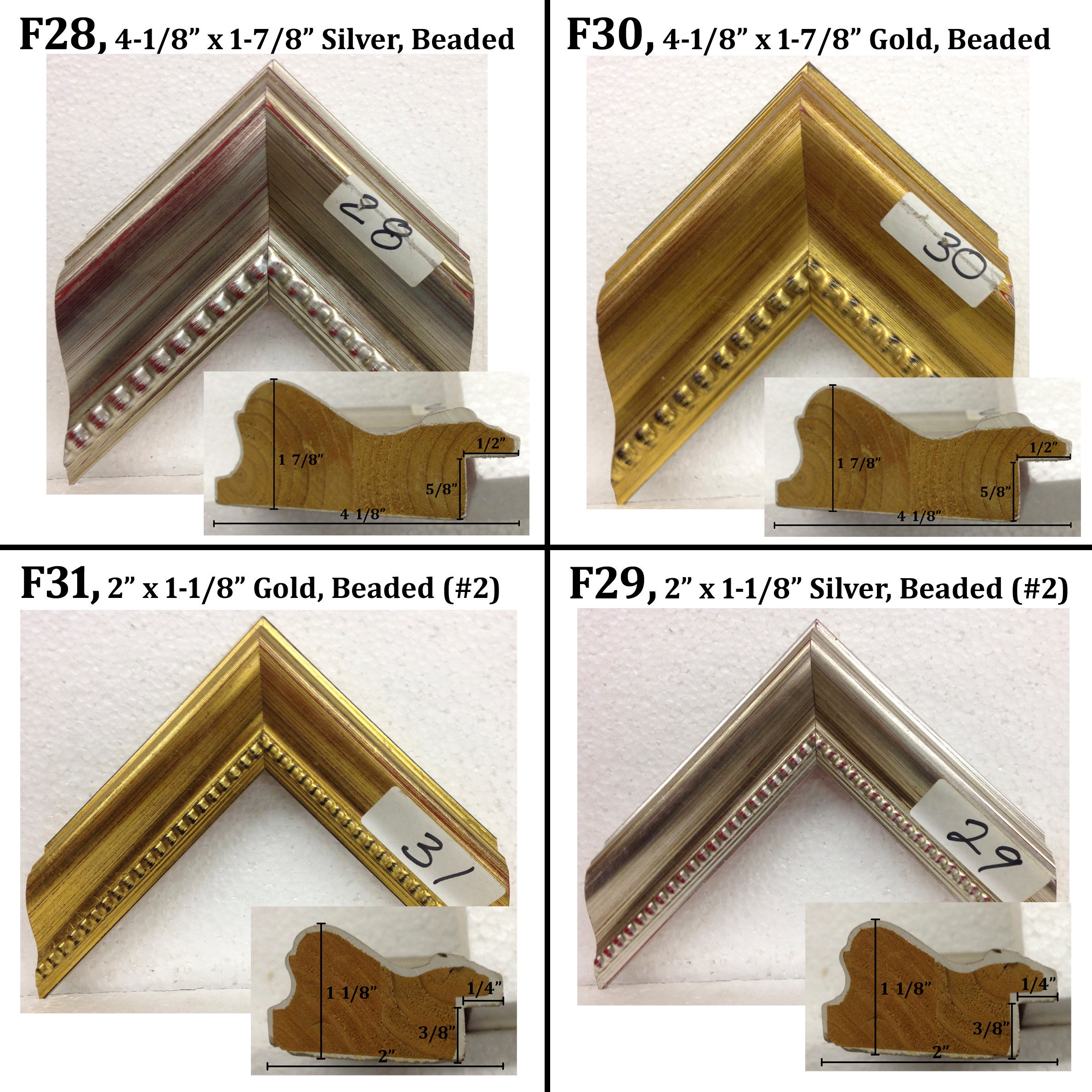 Picture Frame Molding | Ornate Simple Antique Classical Modern Wood ...