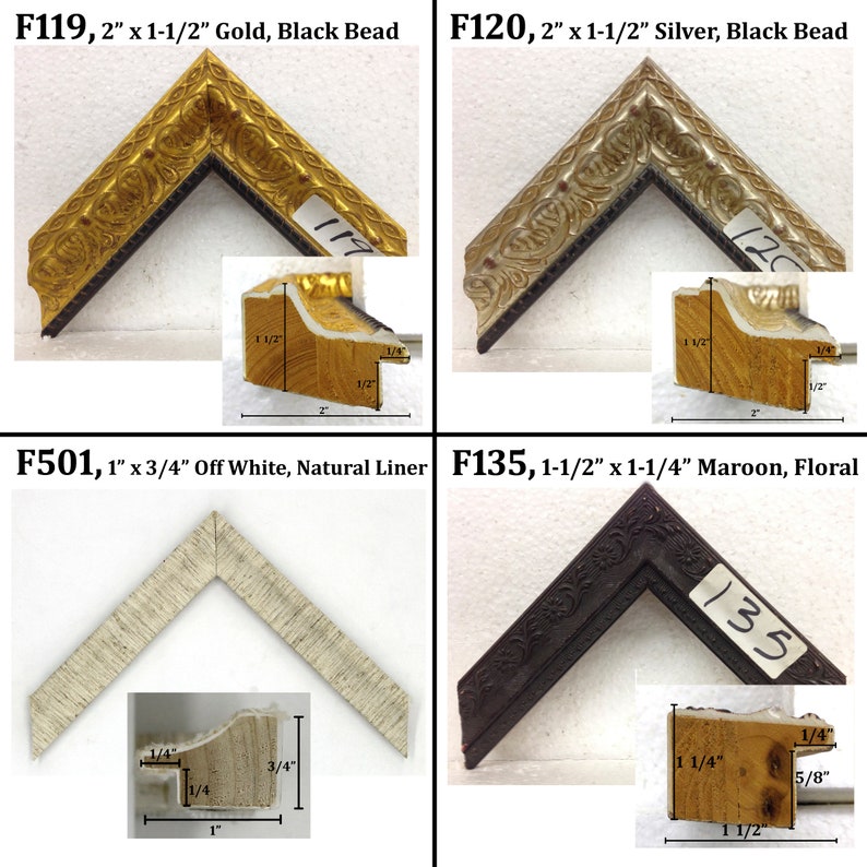 Picture Frame Molding | Ornate Simple Antique Classical Modern Wood ...