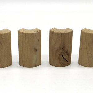 Alder Hardwood Outside Radius Corner Base Blocks, Clear & Knotted Alder ...