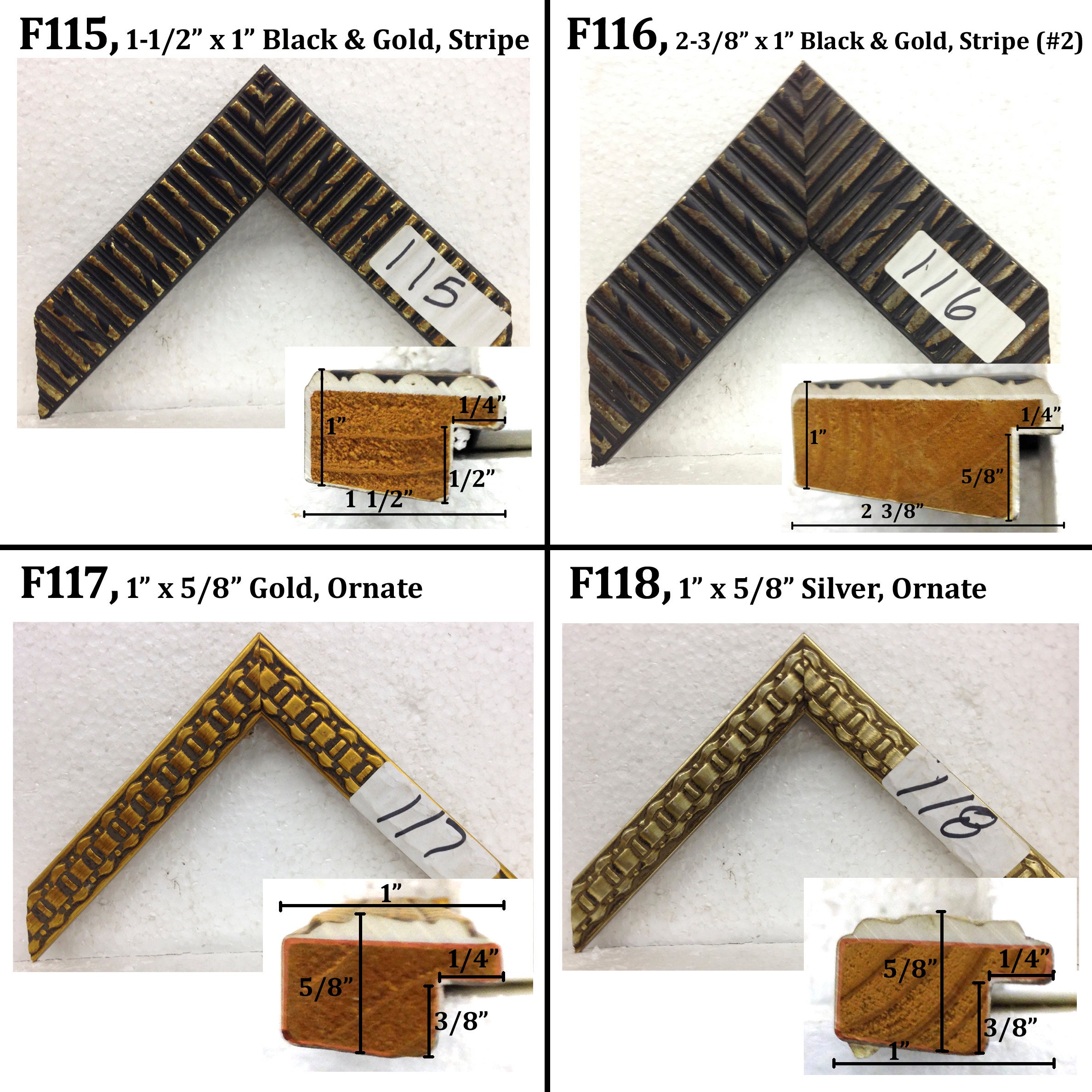Picture Frame Molding | Ornate Simple Antique Classical Modern Wood ...