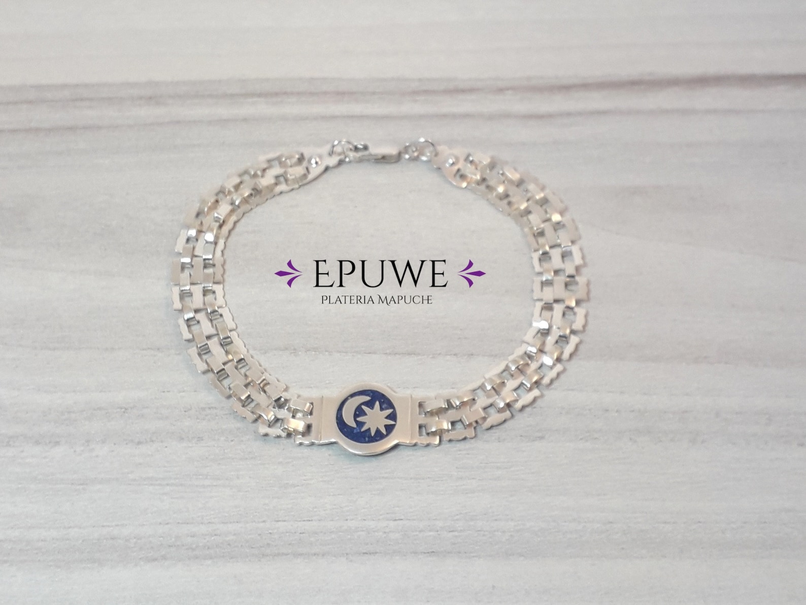 Bracelets, Mapuche Silverware, Handmade in 950 Silver, 22 Cm Long. - Etsy