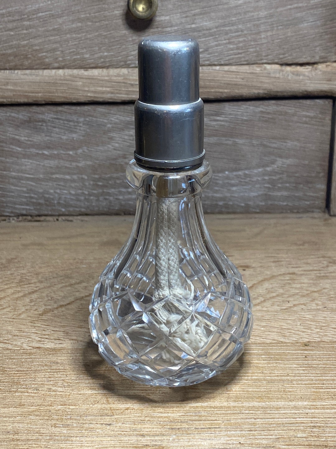 Berger Lamp in Crystal With a New Wick - Etsy