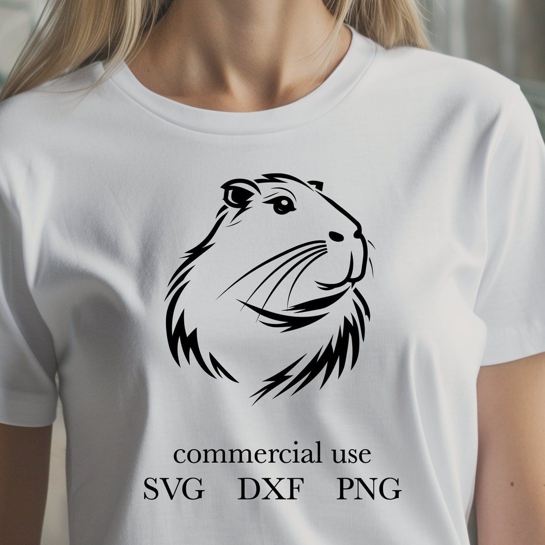 Cute Capybara Svg, Capybara Silhouette, Capybara Png, Capybara Clipart ...